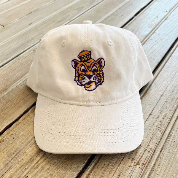 JT x LSU Sailor Mike Hat-white – jeantherapy