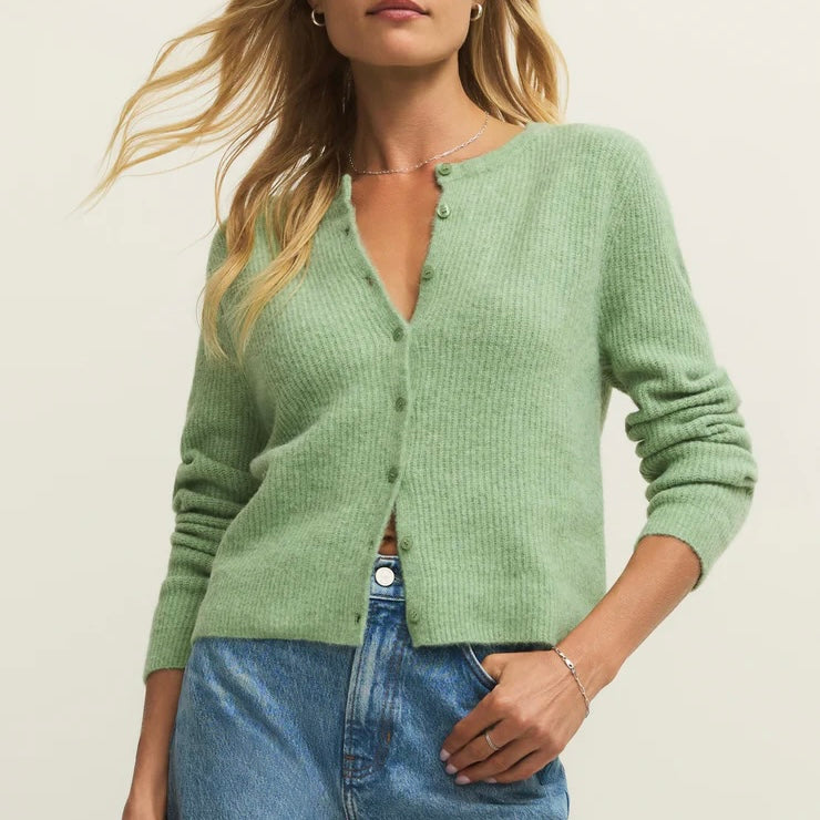 Z Supply Medina Rib Cardi- appletini – jeantherapy