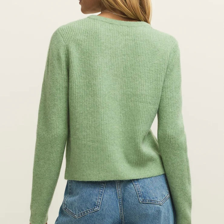 Z Supply Medina Rib Cardi- appletini – jeantherapy