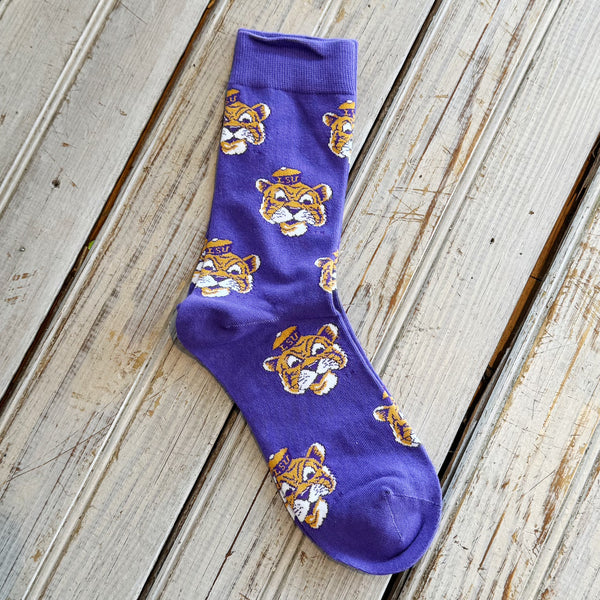 JT x LSU Sailor Mike Sock-purple – jeantherapy